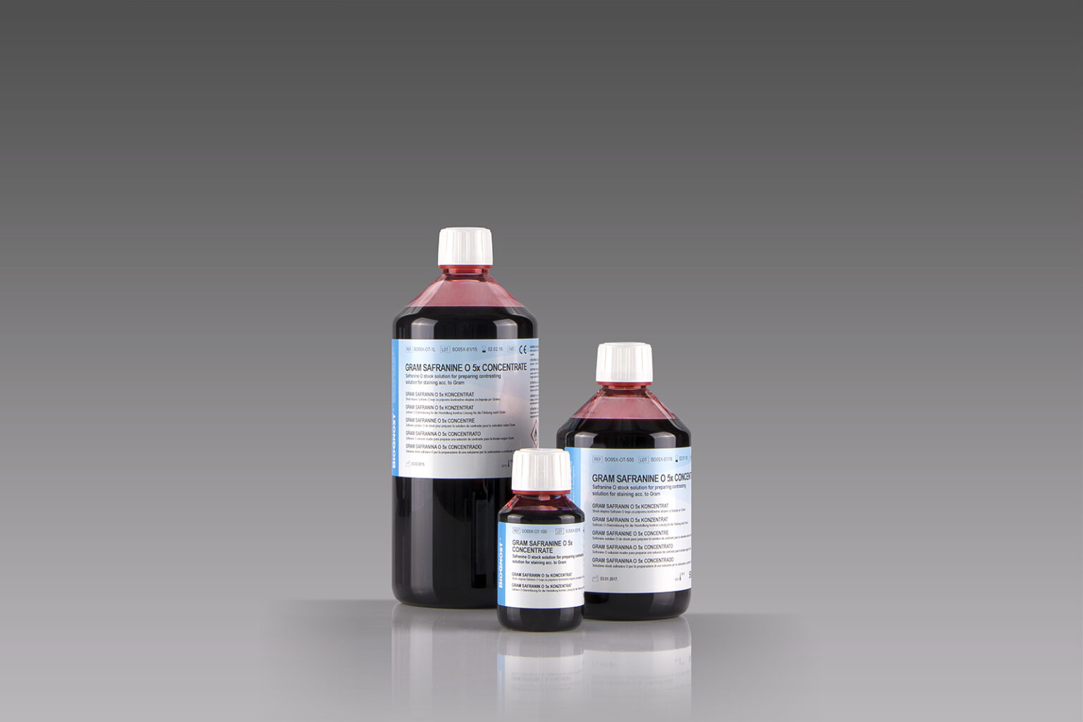 Gram Safranin 5x concentrated - Biognost