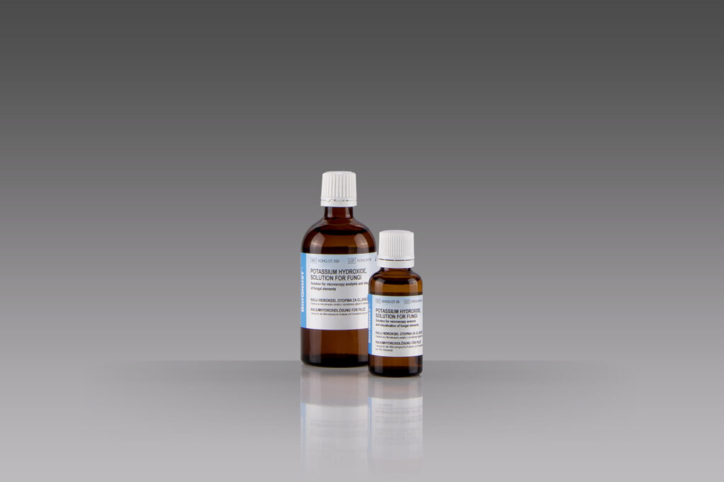 Potassium hydroxide, solution for fungi - Biognost