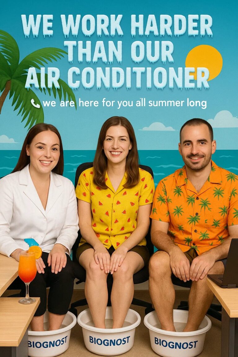 BioGnost works all summer – because neither the sun stops, nor do we! - Biognost